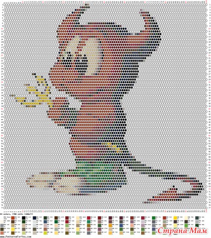 Схемы мозаичного плетения - Бисерное волшебство! - Страна Мам