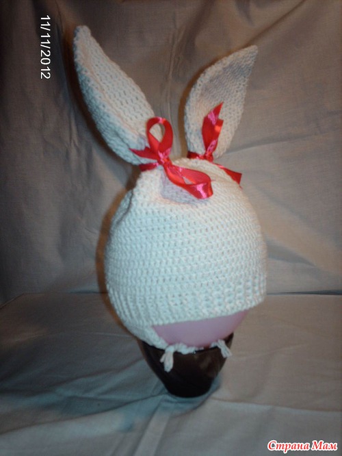 Набор шарф и шапка Заяц - Вязание для детей - Страна Мам