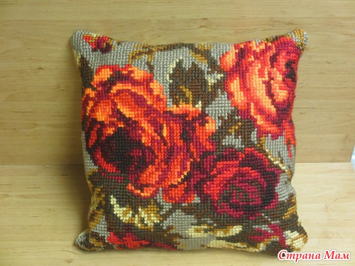 Моя первая подушка от "Collection D'art" - Вышивка и все о ней - Страна Мам