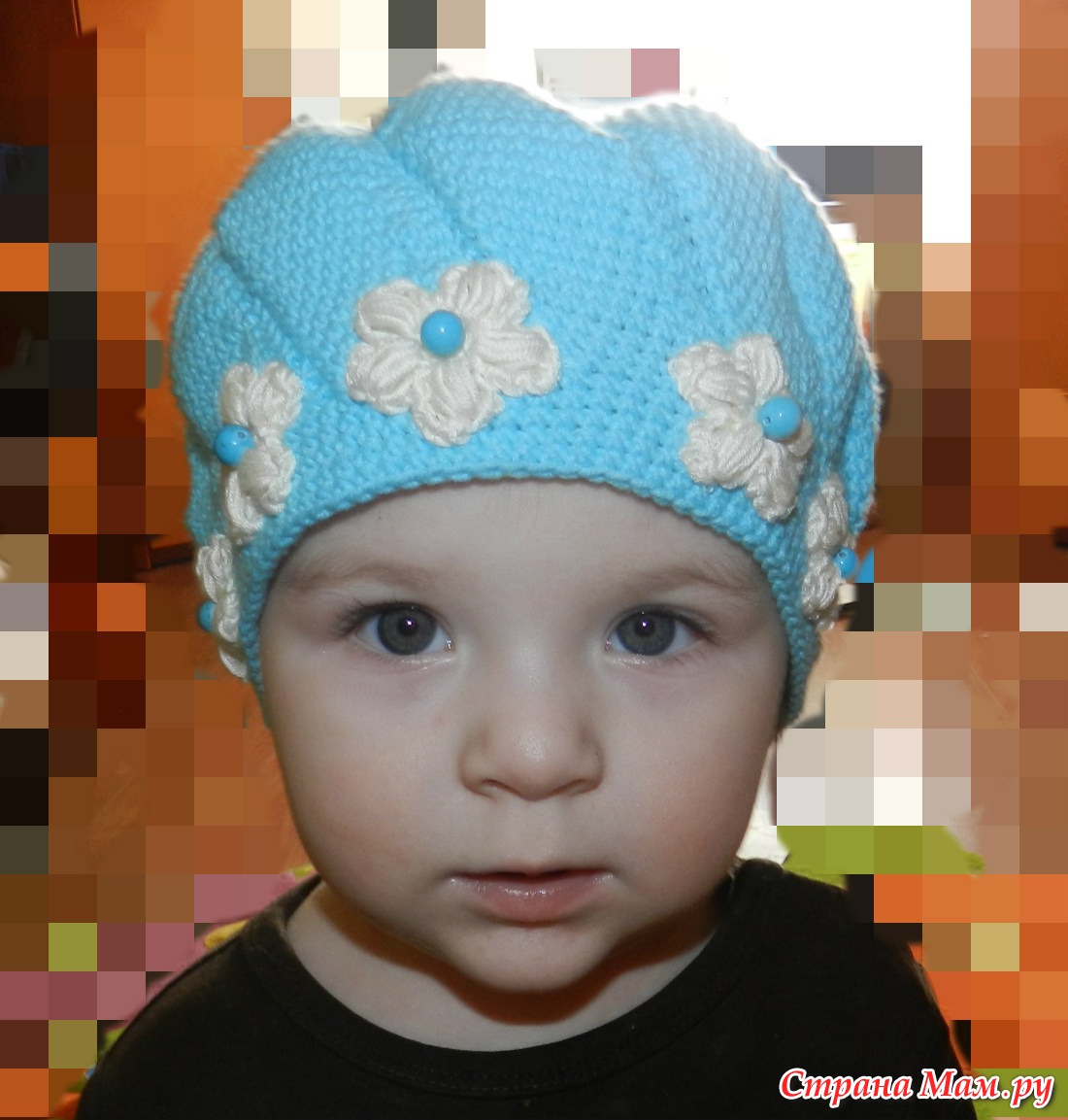 Наш берет "Снежок" на весну - Вязание - Страна Мам