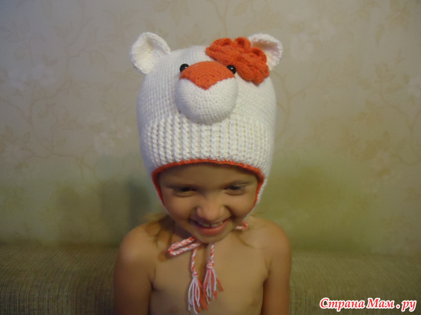 Шапка мишка Тедди - В.Г.У. - Вязаные Головные Уборы - Страна Мам