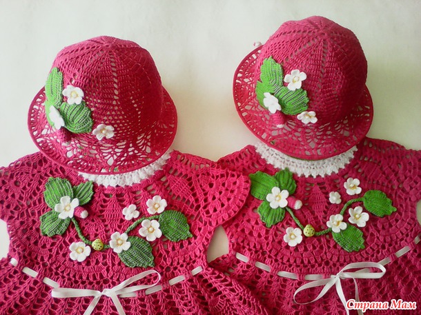 Комплекты для девочек двойняшек - Вязание - Страна Мам