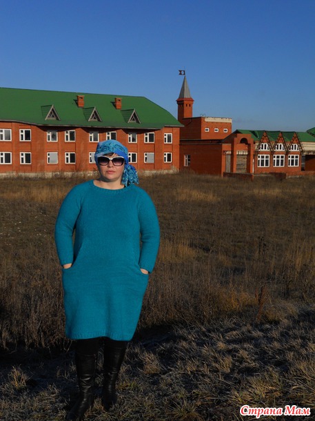 Платье-туника с карманами - Вязание - Страна Мам