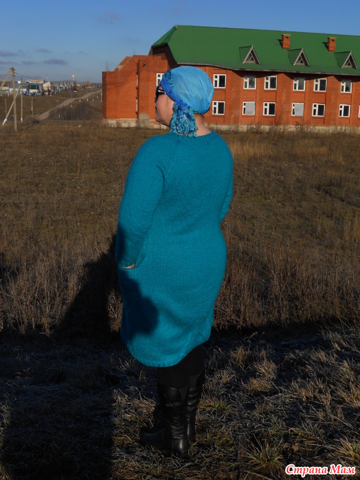 Платье-туника с карманами - Вязание - Страна Мам