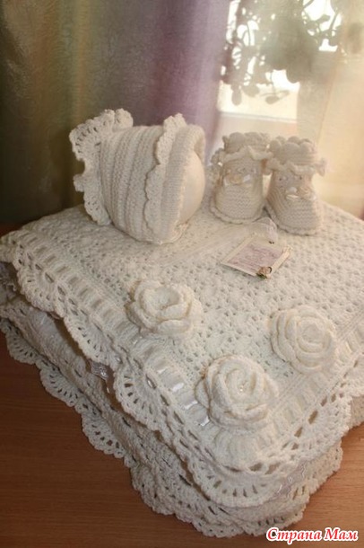 Зимний конверт на выписку - Вязание - Страна Мам