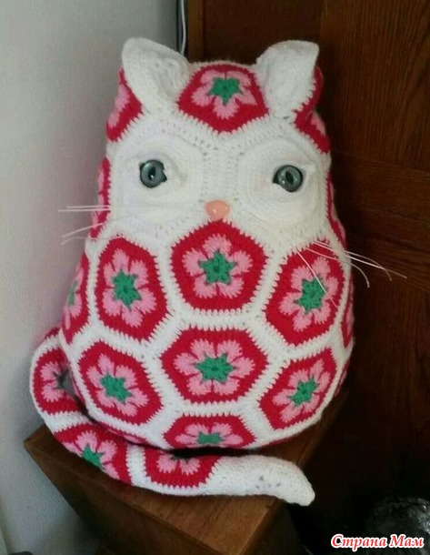 КОТ-подушка - шестая игрушка - Африканские страсти - Страна Мам