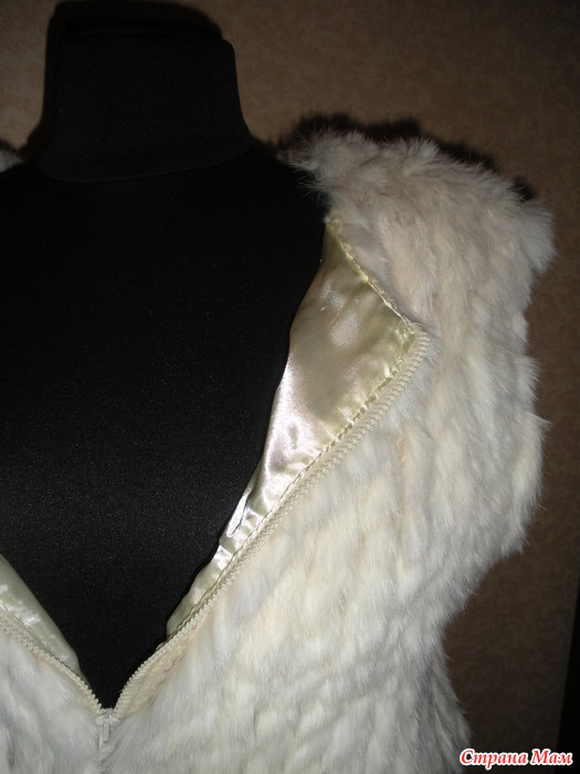 Жилетка с ввязанным мехом - Вязание - Страна Мам