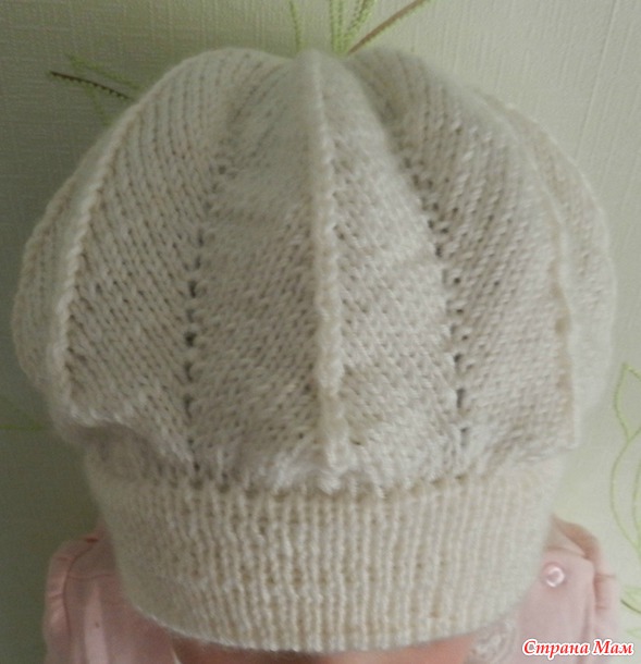Беретик на девочку - Вязание спицами - Страна Мам