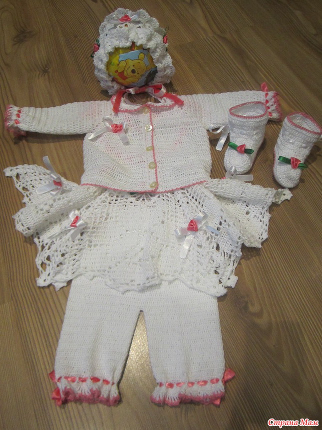 Костюм на выписку из роддома или Остапа понесло ))) - Вязание для детей ...