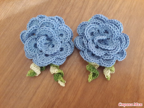 Цветочки для косичек - Вязание - Страна Мам
