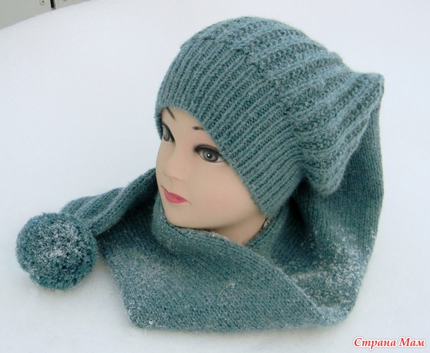 Забавная шапка-шарф - Вязание - Страна Мам