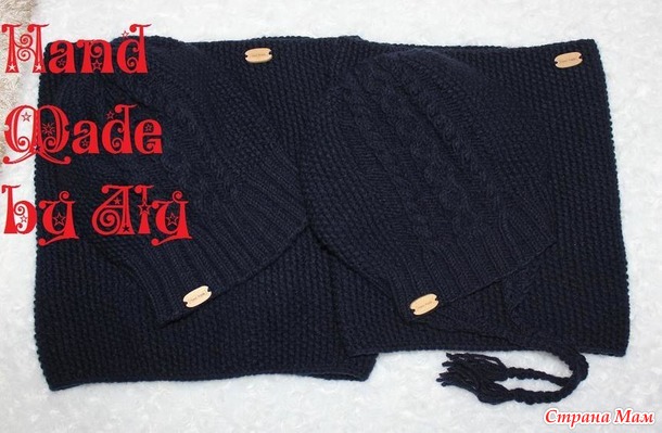 Два комплекта спицами в стиле фемили лук для мамы и дочки - Вязание ...