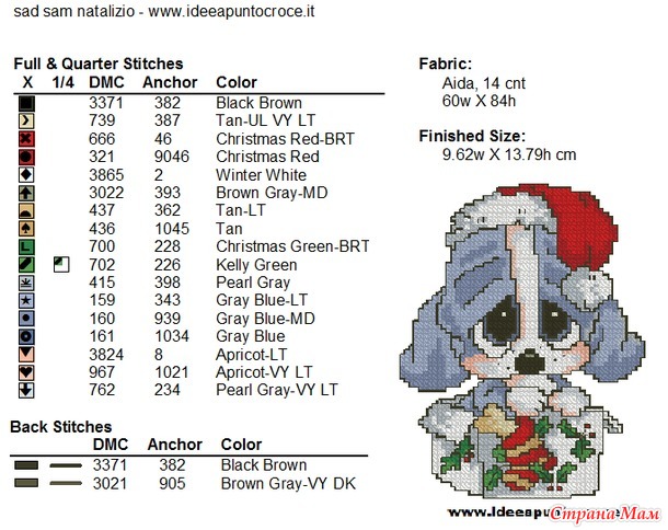 Sad Sam and Honey красивые схемки собачек - Вышивка и все о ней ...