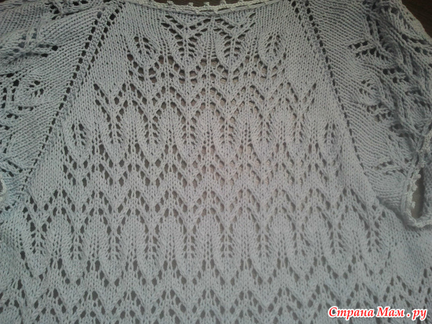 Летний ажурный кардиган - Вязание - Страна Мам