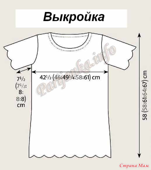 Кофточка с коротким рукавом - Вязание - Страна Мам