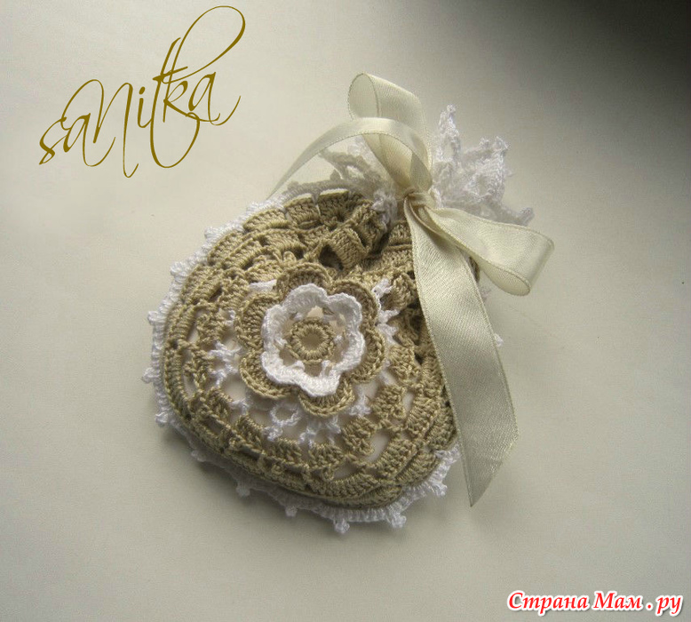. Мешочек Приятный сюрприз - Все в ажуре... (вязание крючком) - Страна Мам