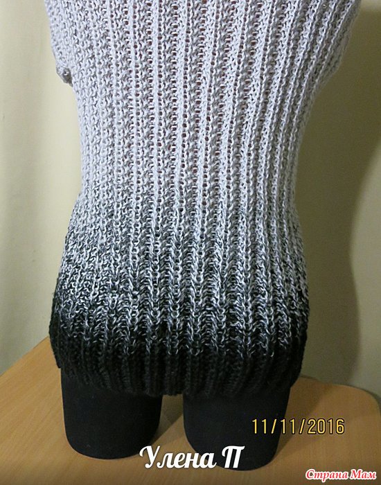 Джемпер градиентом. Добавила фото на дочери - Вязание - Страна Мам