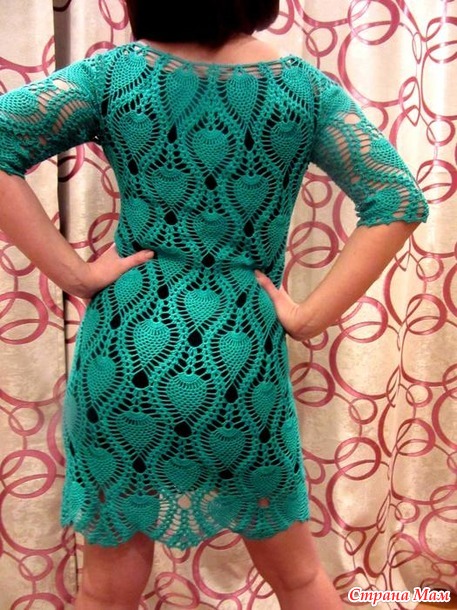 Платье "ананасы" - Вязание - Страна Мам