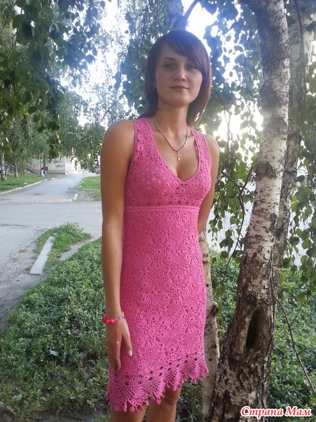 Платье "Шарм" - Вязание - Страна Мам