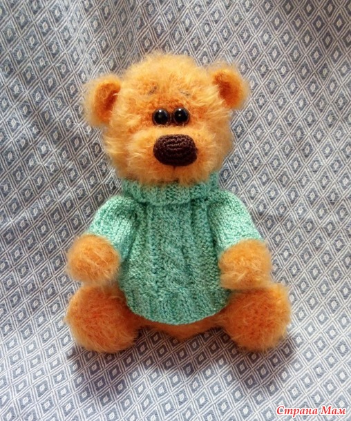 . Мишка - рыжий красавчик - Игрушки своими руками - Страна Мам