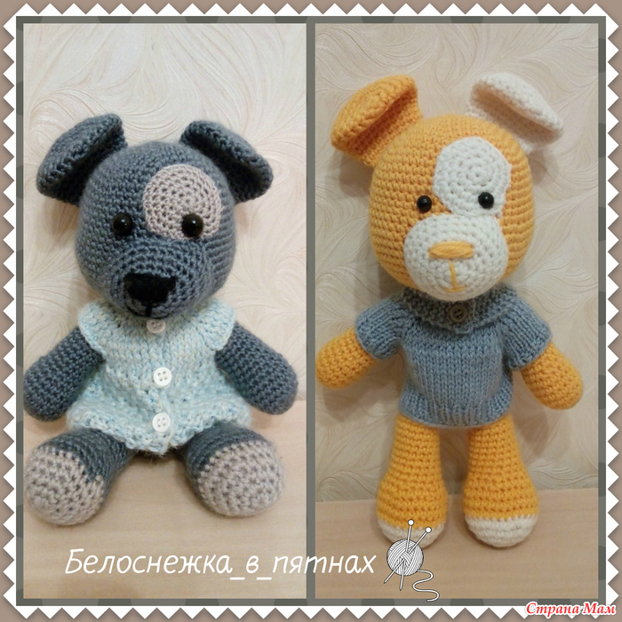 . Вязаные собачки в новогодних свитерочках от Barberry Store ...