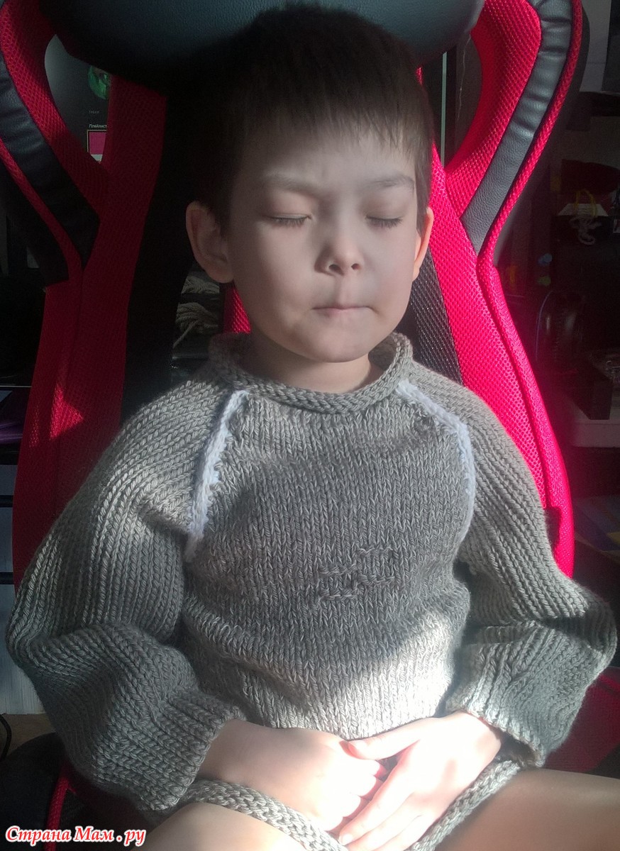 Свитер для сына сшивным регланом - Вязание - Страна Мам
