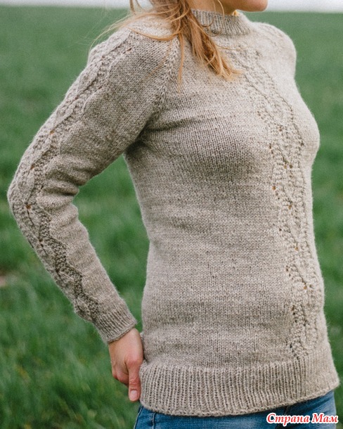 Свитер регланом сверху - Вязание - Страна Мам